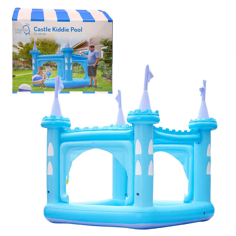 Tk-48271B Inflatable Castle Pool (Blue) | Padgett Bros (A to Z)