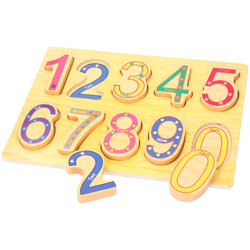 Wood Chunky Puzzle Numbers | Padgett Bros (A to Z)