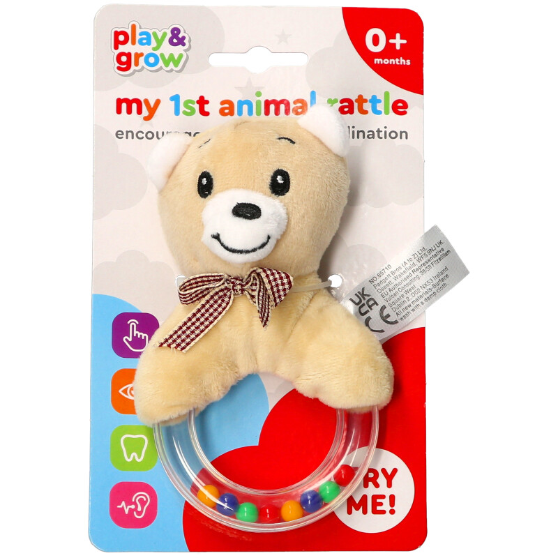Animal Bead Rattle(3 Asst) | Padgett Bros (A to Z)