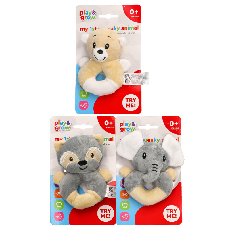Animal Soft Toy (3 Asst) | Padgett Bros (A to Z)