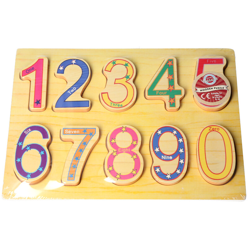 Wood Chunky Puzzle Numbers | Padgett Bros (A to Z)