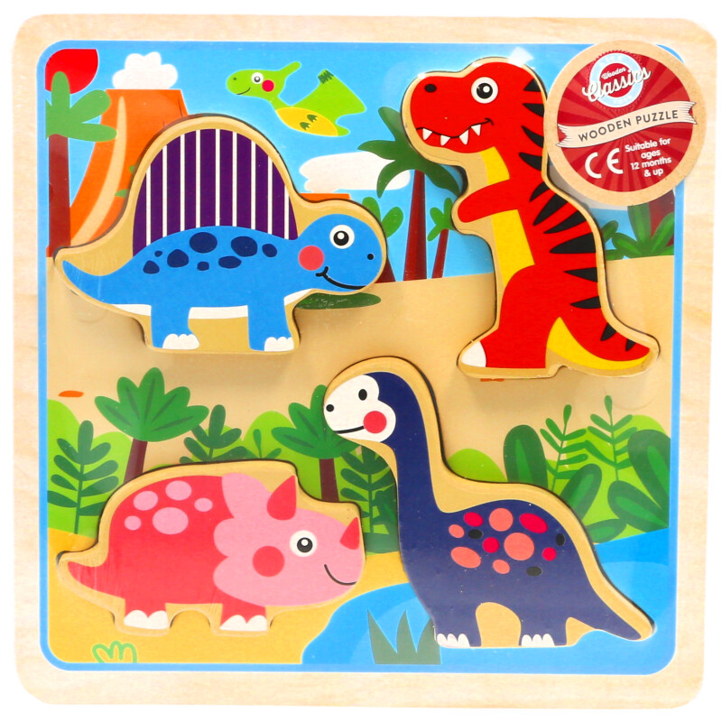 Wood Chunky Puzzle Dinosaur | Padgett Bros (A to Z)