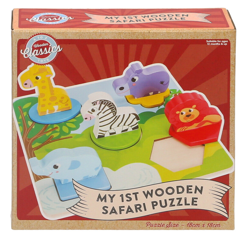 Wooden 3D Safari Puzzle | Padgett Bros (A to Z)