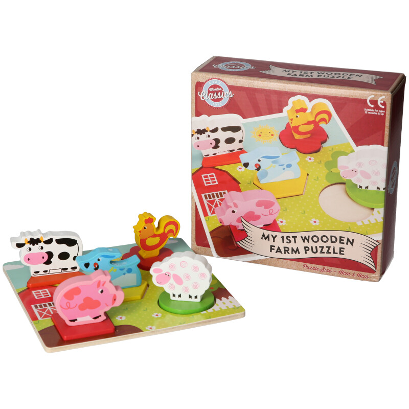 Wooden 3D Farm Puzzle | Padgett Bros (A to Z)