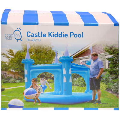 Tk-48271B Inflatable Castle Pool (Blue) | Padgett Bros (A to Z)