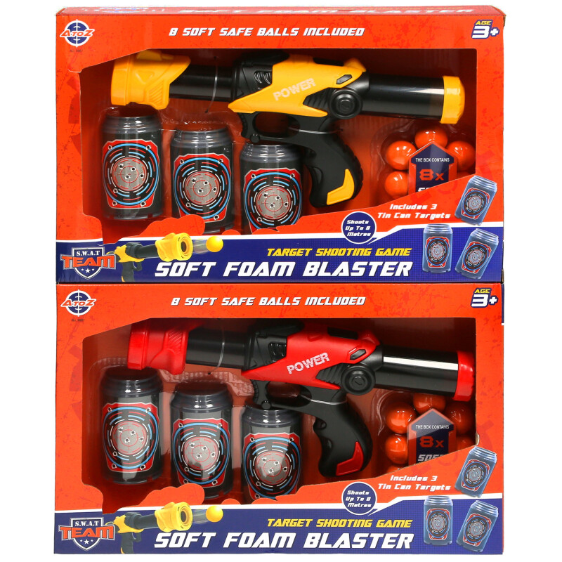 Foam Ball Gun With Target | Padgett Bros (A to Z)