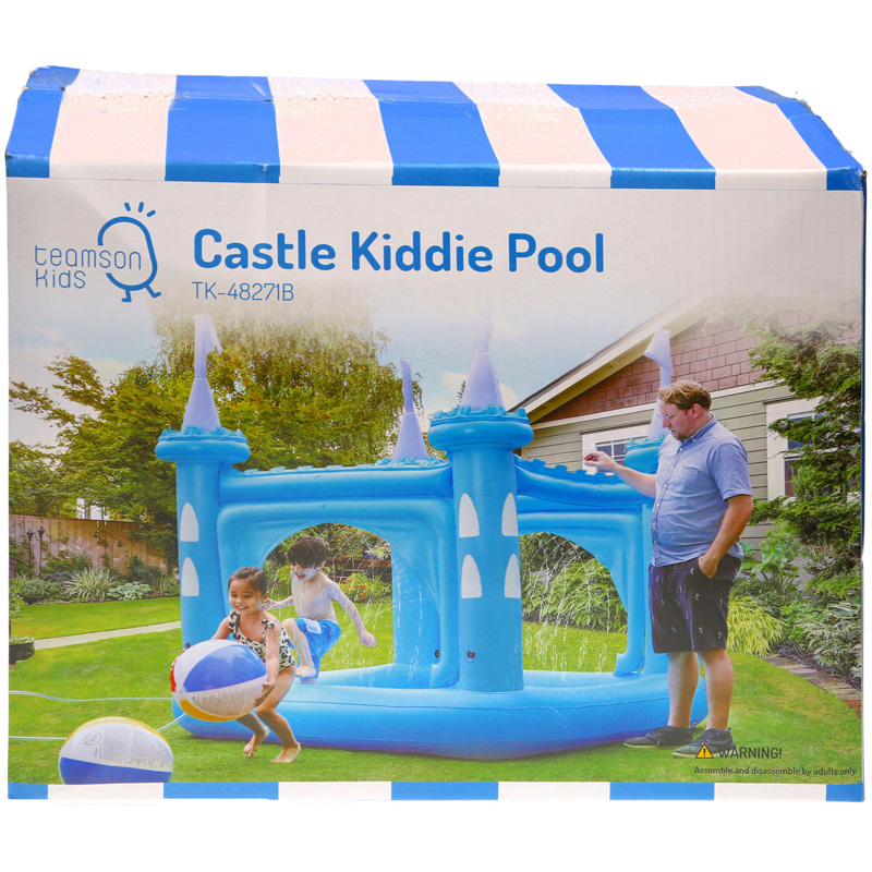 Tk-48271B Inflatable Castle Pool (Blue) | Padgett Bros (A to Z)
