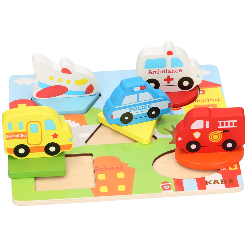 Wooden 3D Vehicle Puzzle | Padgett Bros (A to Z)