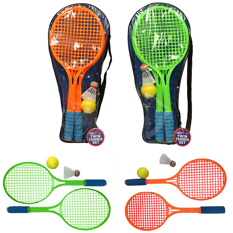 Twin Racket With Shuttlecock And Ball | Padgett Bros (A to Z)